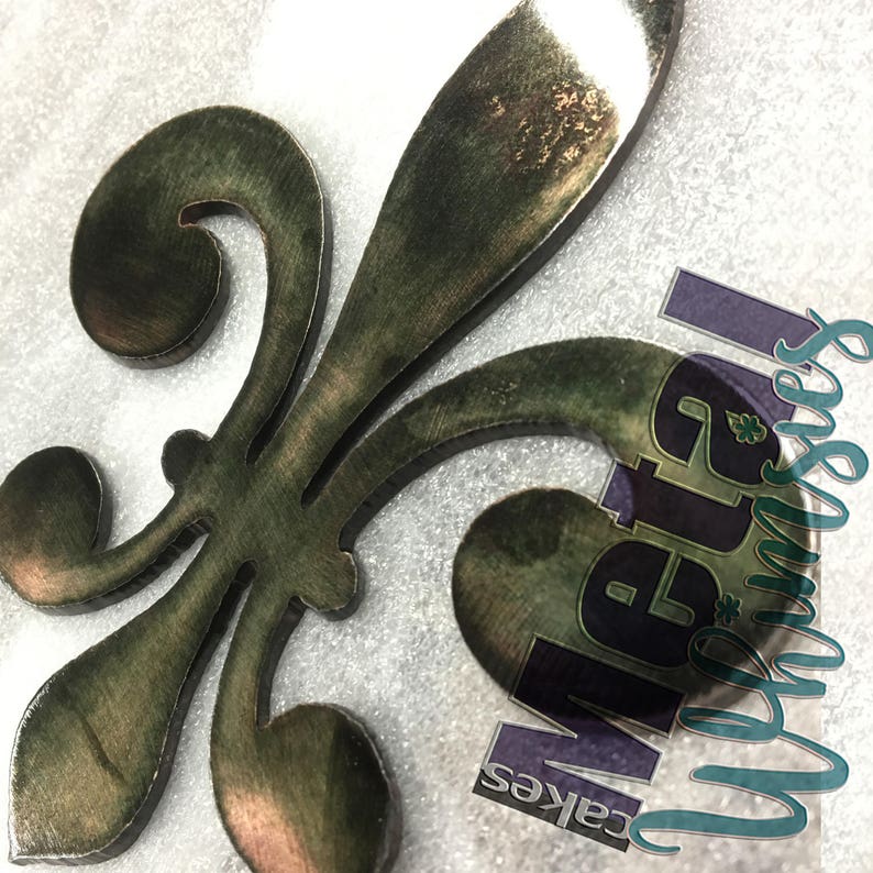 Fleur De Lis Metal Wall Art Multiple Styles 4 8 or 12 Inch - Etsy
