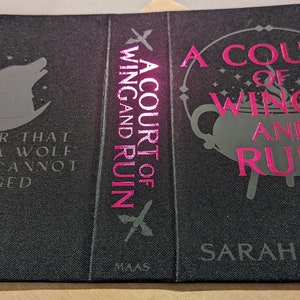 ACOWAR Book Cover SVG for Book Binding - Etsy