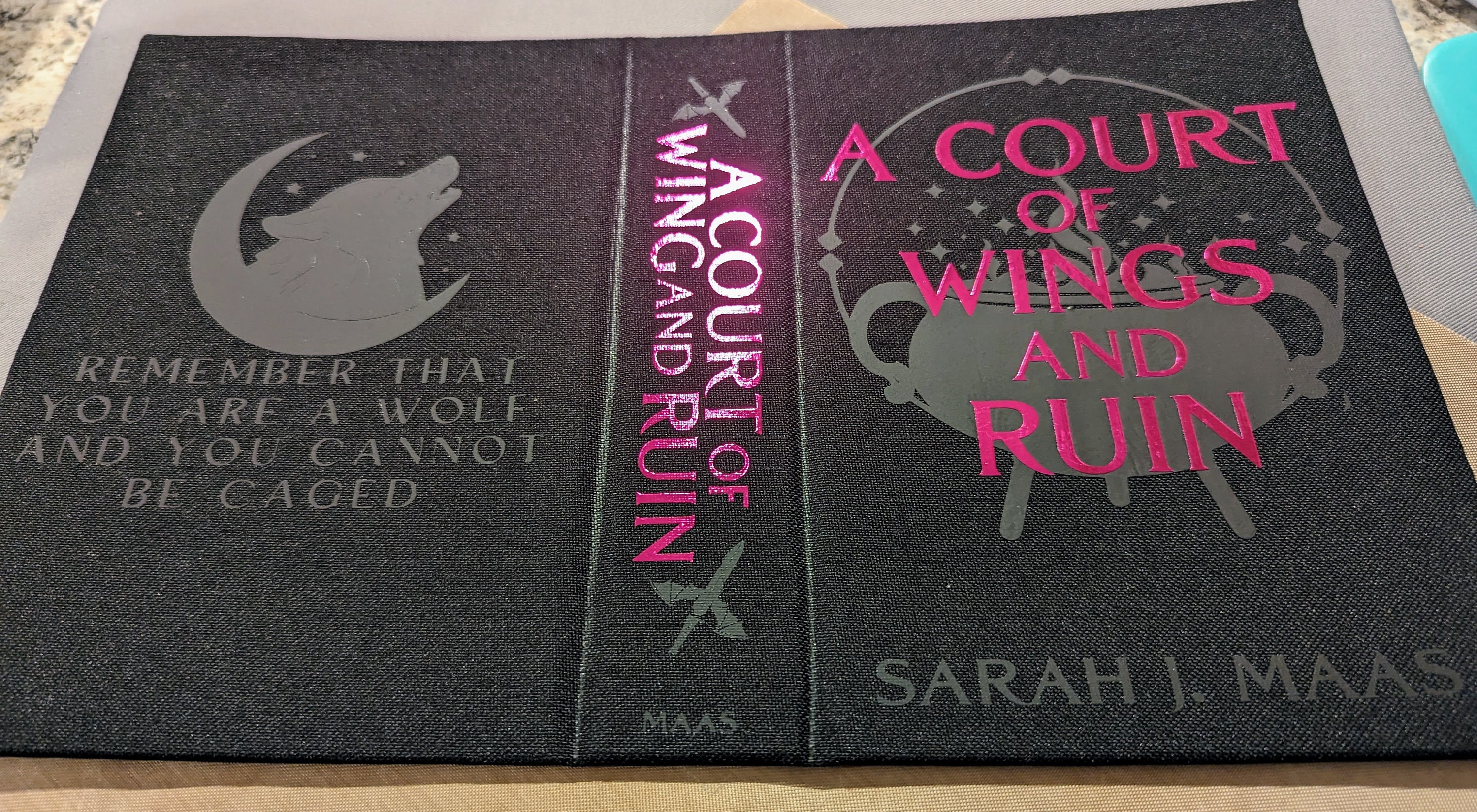 ACOWAR Book Cover SVG for Book Binding - Etsy