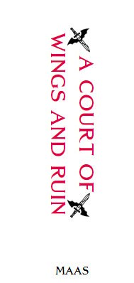 ACOWAR Book Cover SVG for Book Binding - Etsy