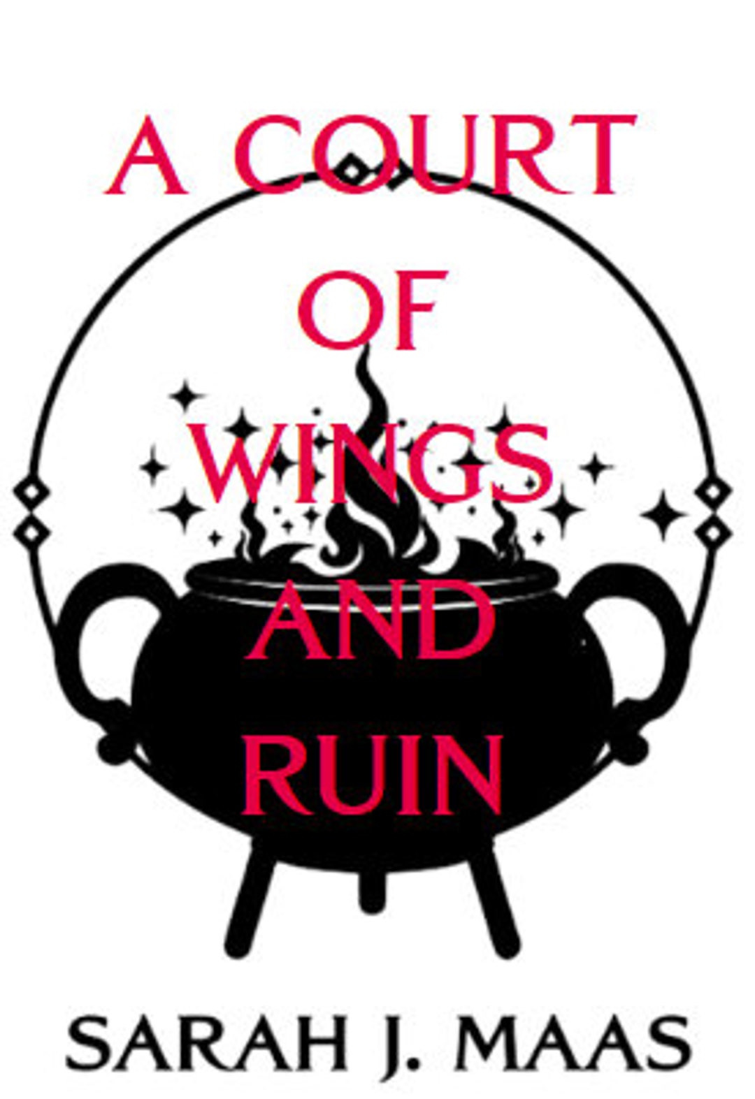 ACOWAR Book Cover SVG for Book Binding - Etsy