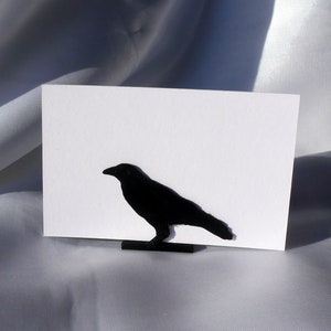 Gothic Raven Name Card Holders, Gothic Wedding Name Place Holders ...