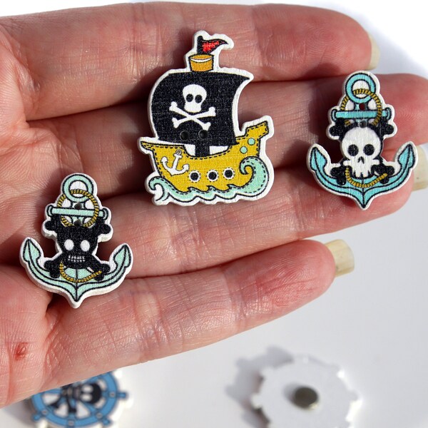 Magnetic Pirate Decorations - Etsy