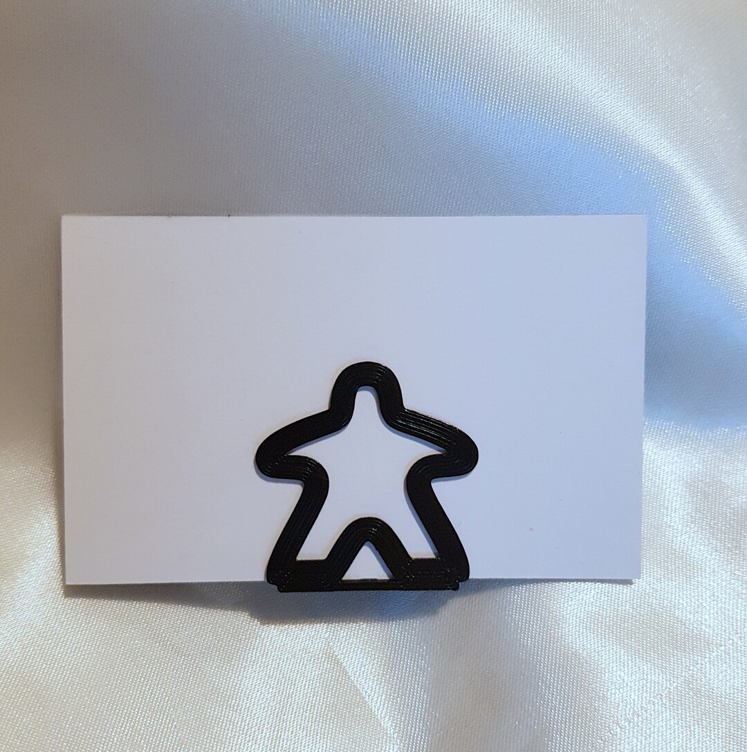 Meeple Name Card Holders, Meeple Wedding Name Stand, Board Game Meeple ...