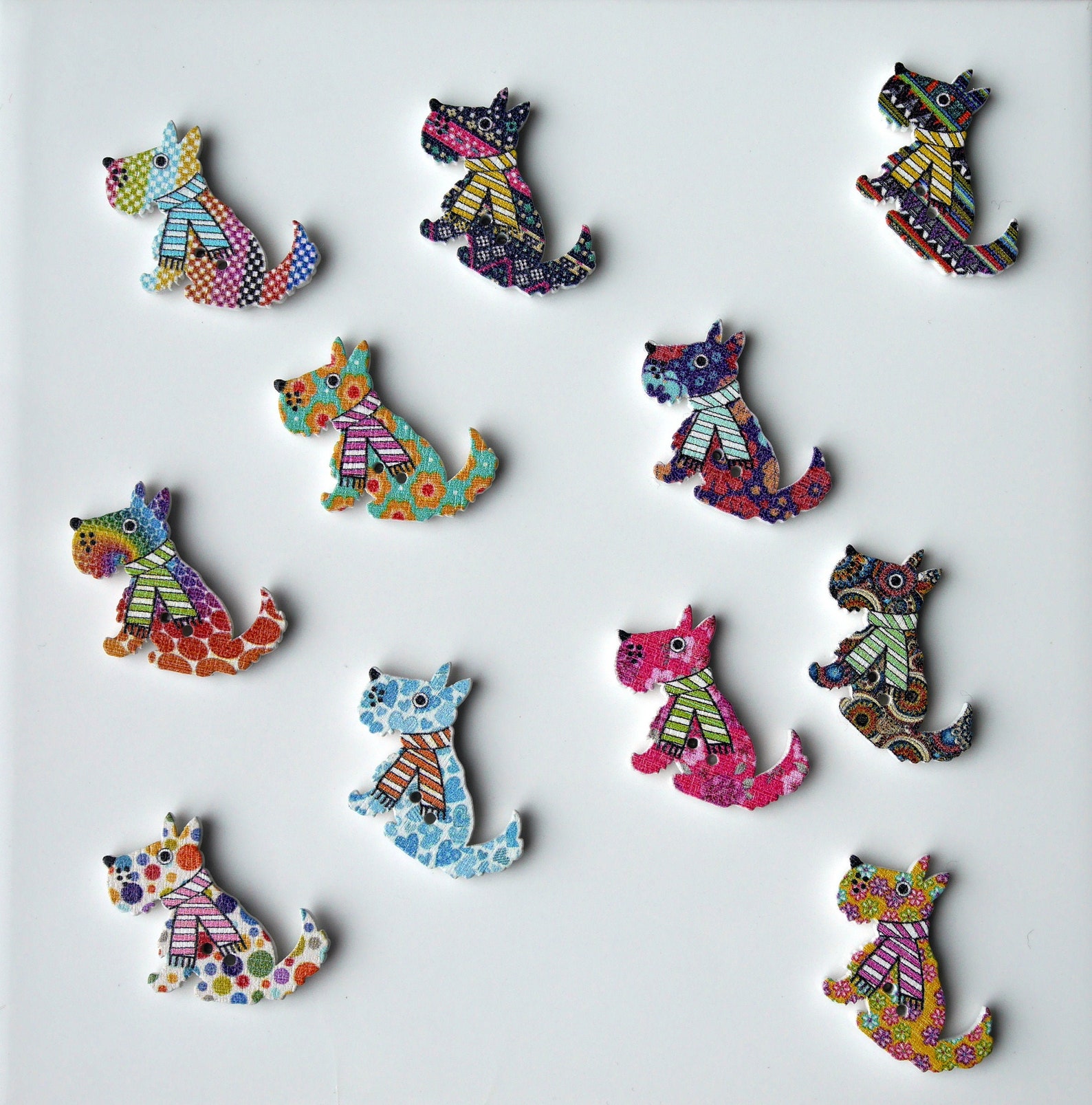 Dog Shaped Fridge Magnets Dog Home Decorations Cute Dog - Etsy