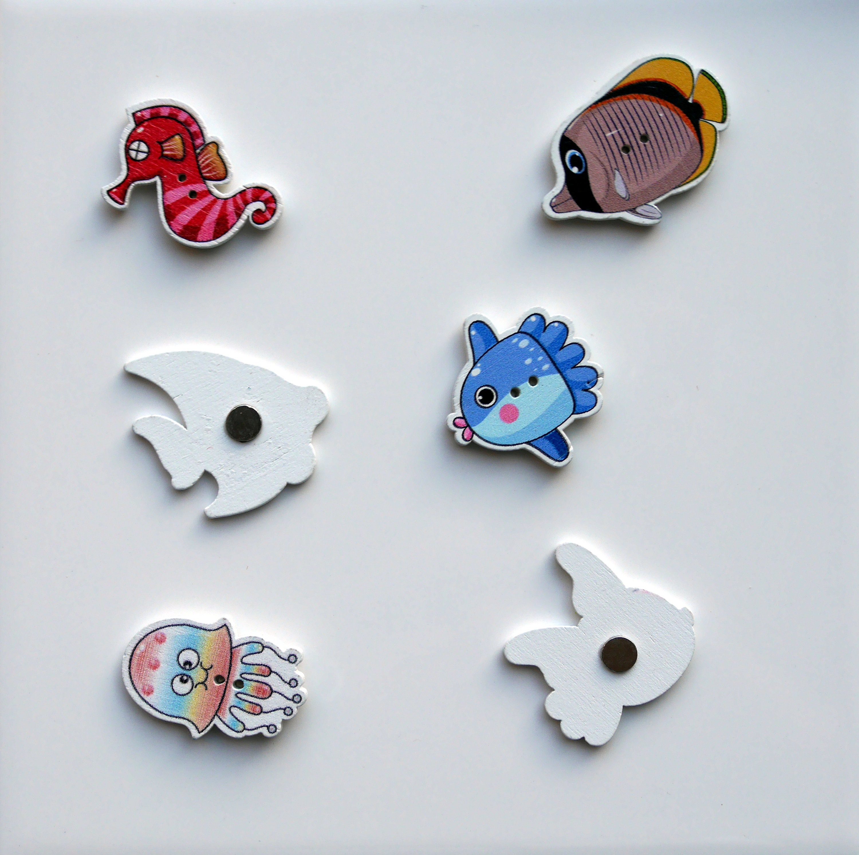 Aquatic Fish Shaped Fridge Magnets Fish Home Decoration - Etsy UK