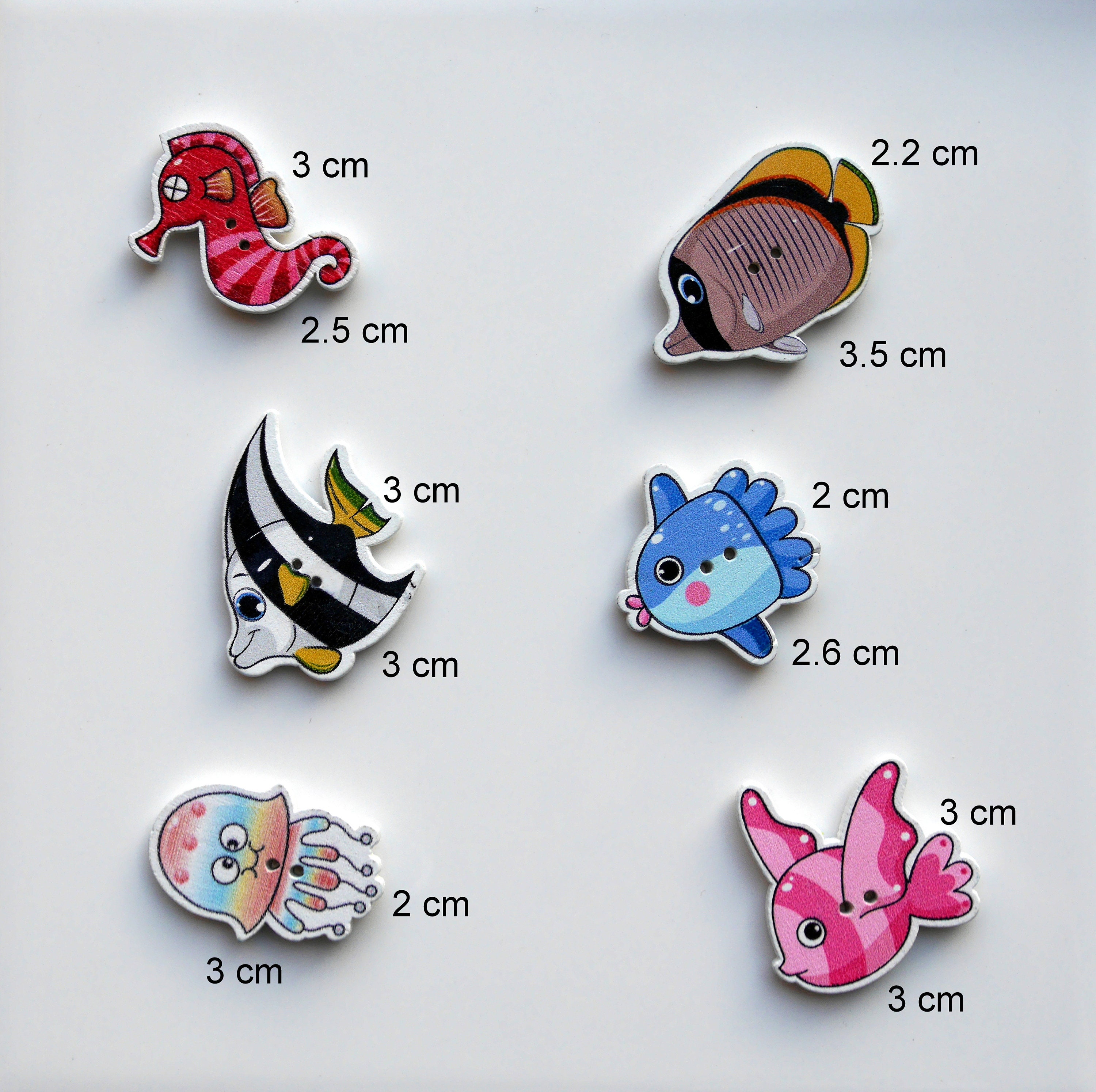 Aquatic Fish Shaped Fridge Magnets, Fish Home Decoration, Aquatic ...