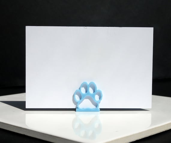 Dog Paw Print Wedding Name Stand Animal Paw Print Name - Etsy