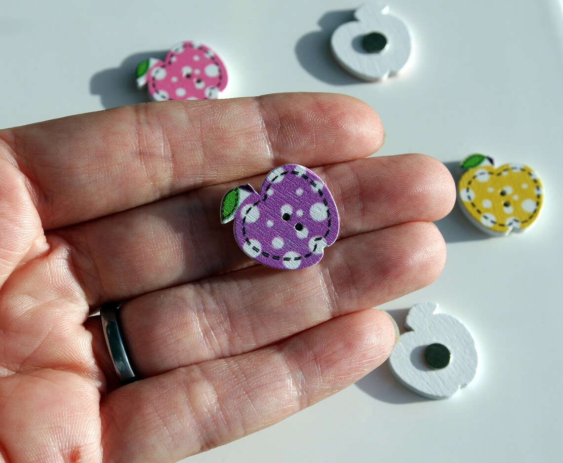 Apple Shaped Fridge Magnets Apple Home Decorations Apple - Etsy