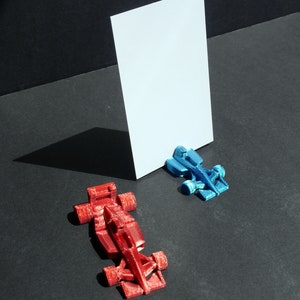 Racing Car Shape Place Card Holders, Formula One Party Decor, F1 Racing ...