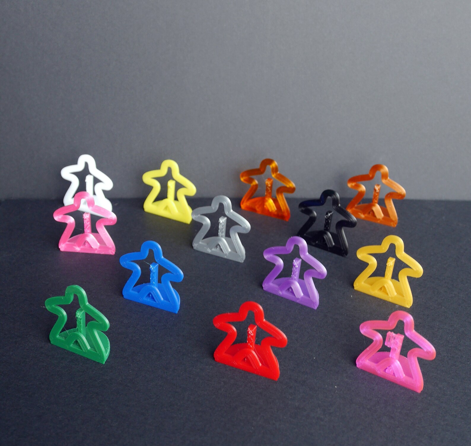 Meeple Name Card Holders, Meeple Wedding Name Stand, Board Game Meeple ...