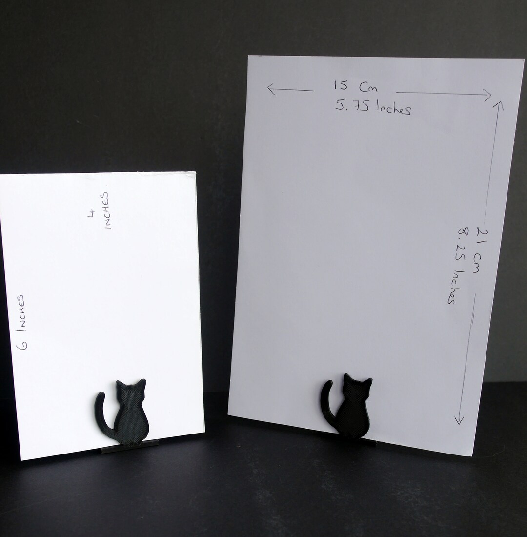 Cat Shaped Wedding Name Stand, Animal Shaped Name Display, Gothic Black ...