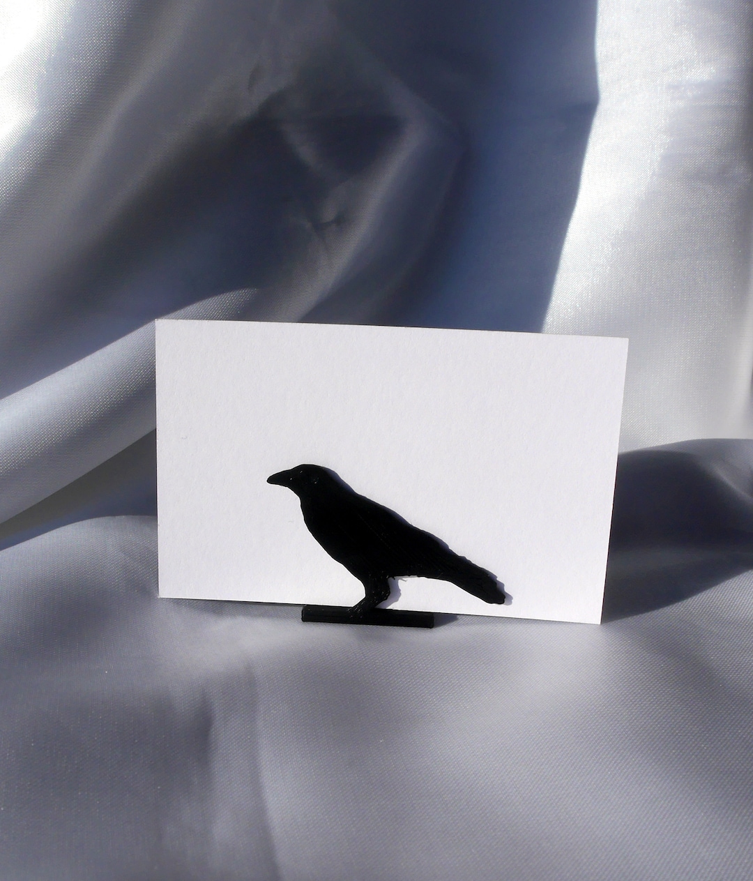 Gothic Raven Name Card Holders, Gothic Wedding Name Place Holders ...