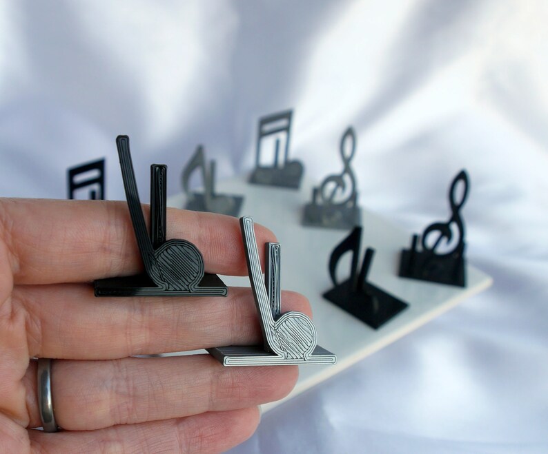 Music Note Wedding Place Holders Music Symbol Card Holder - Etsy UK