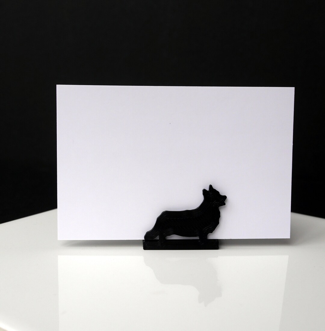 Corgi Dog Shaped Wedding Name Stand, Corgi Shaped Name Displays, Corgi ...