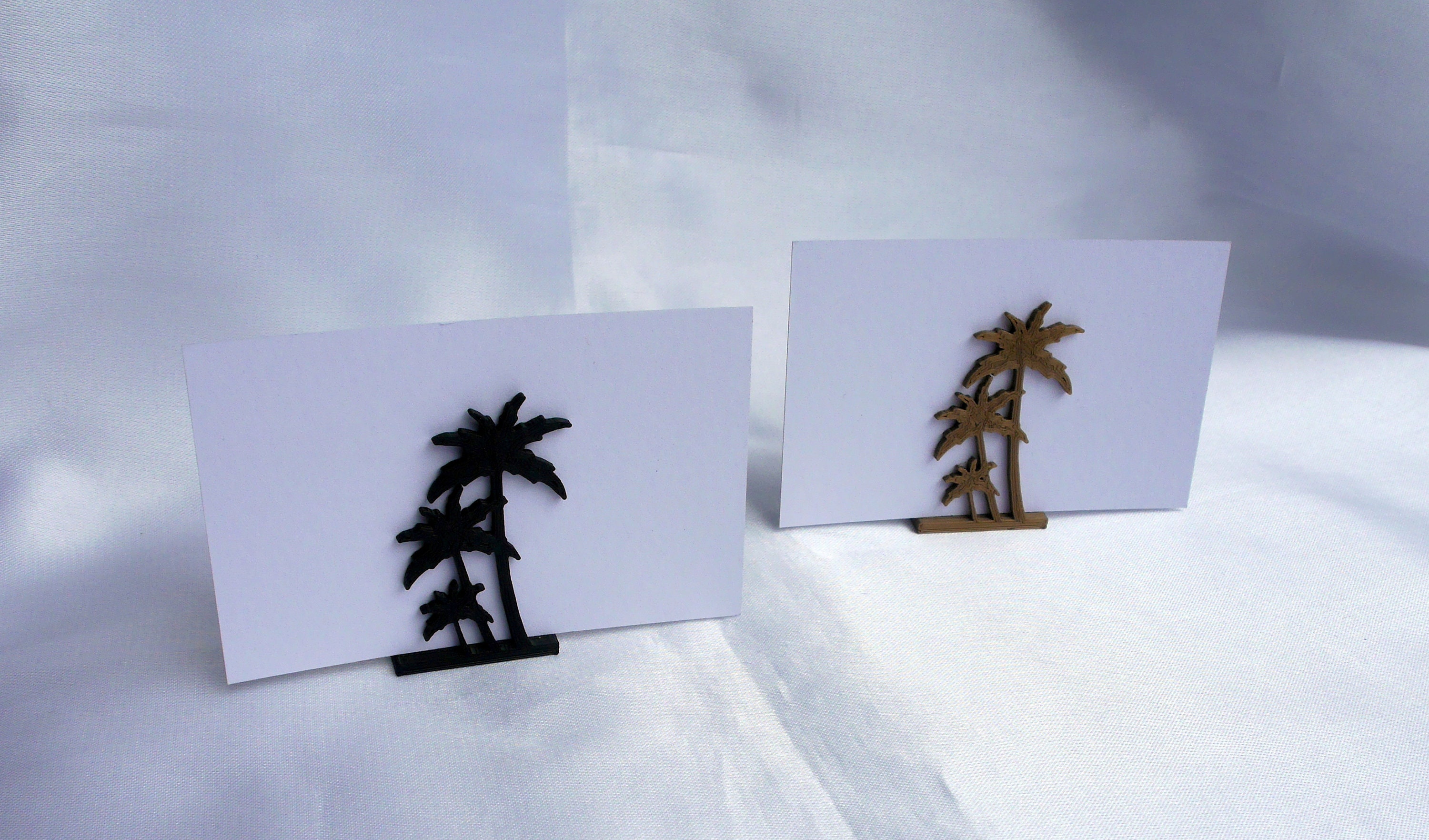 Palm Tree Wedding Name Stand Palm Tree Place Card Holders - Etsy UK