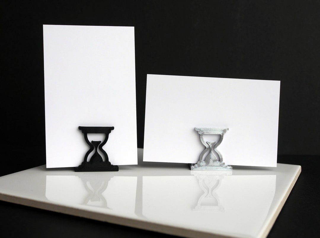Hourglass Shaped Name Stand Display, Hour Glass Shaped Place Holder ...