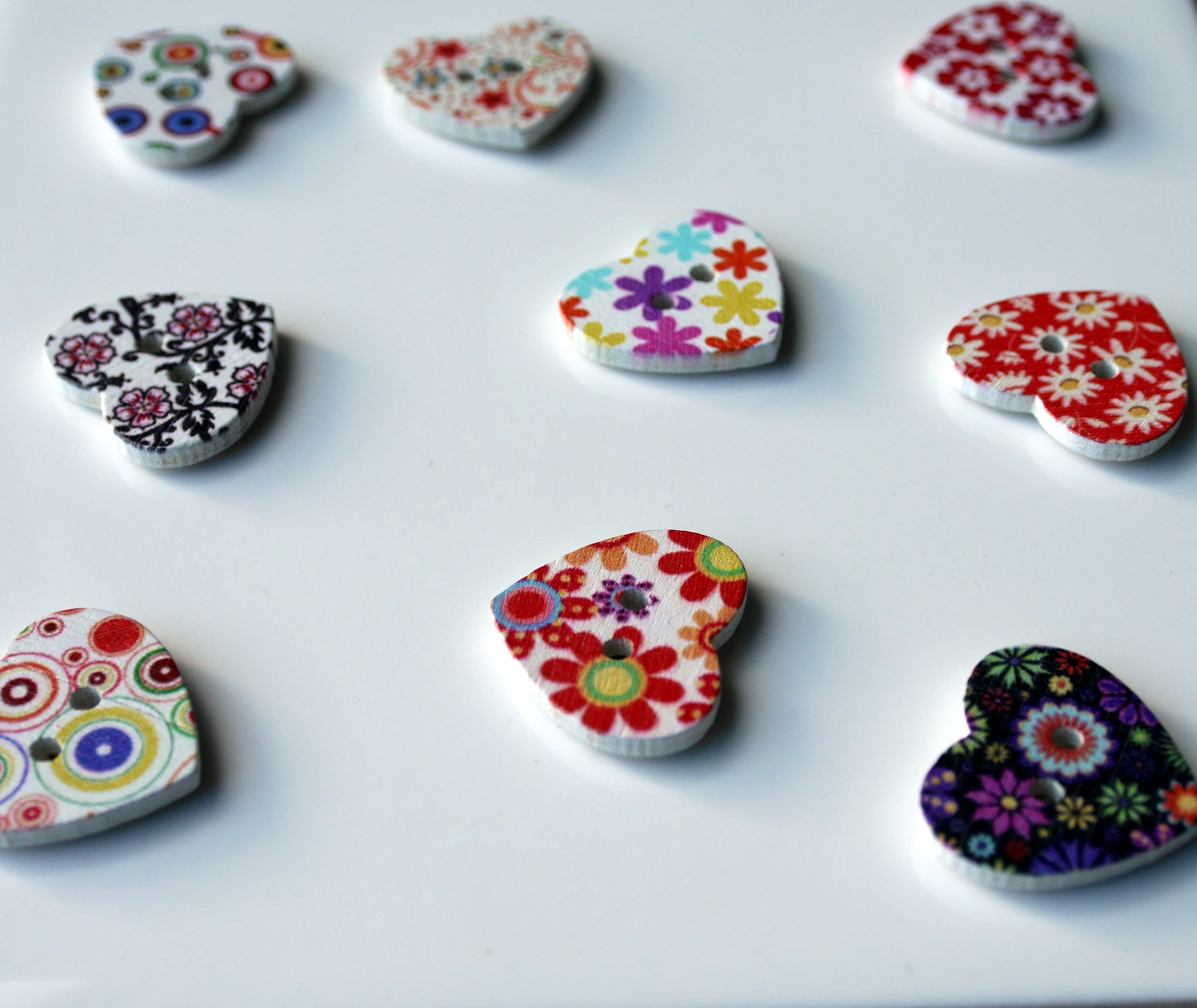 Heart Shaped Fridge Magnets, Love Heart Home Decorations, Heart ...