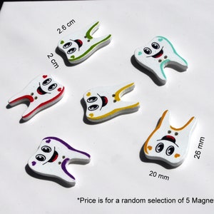 Human Tooth Shaped Fridge Magnets, Dentist Dental Decorations, Teeth ...