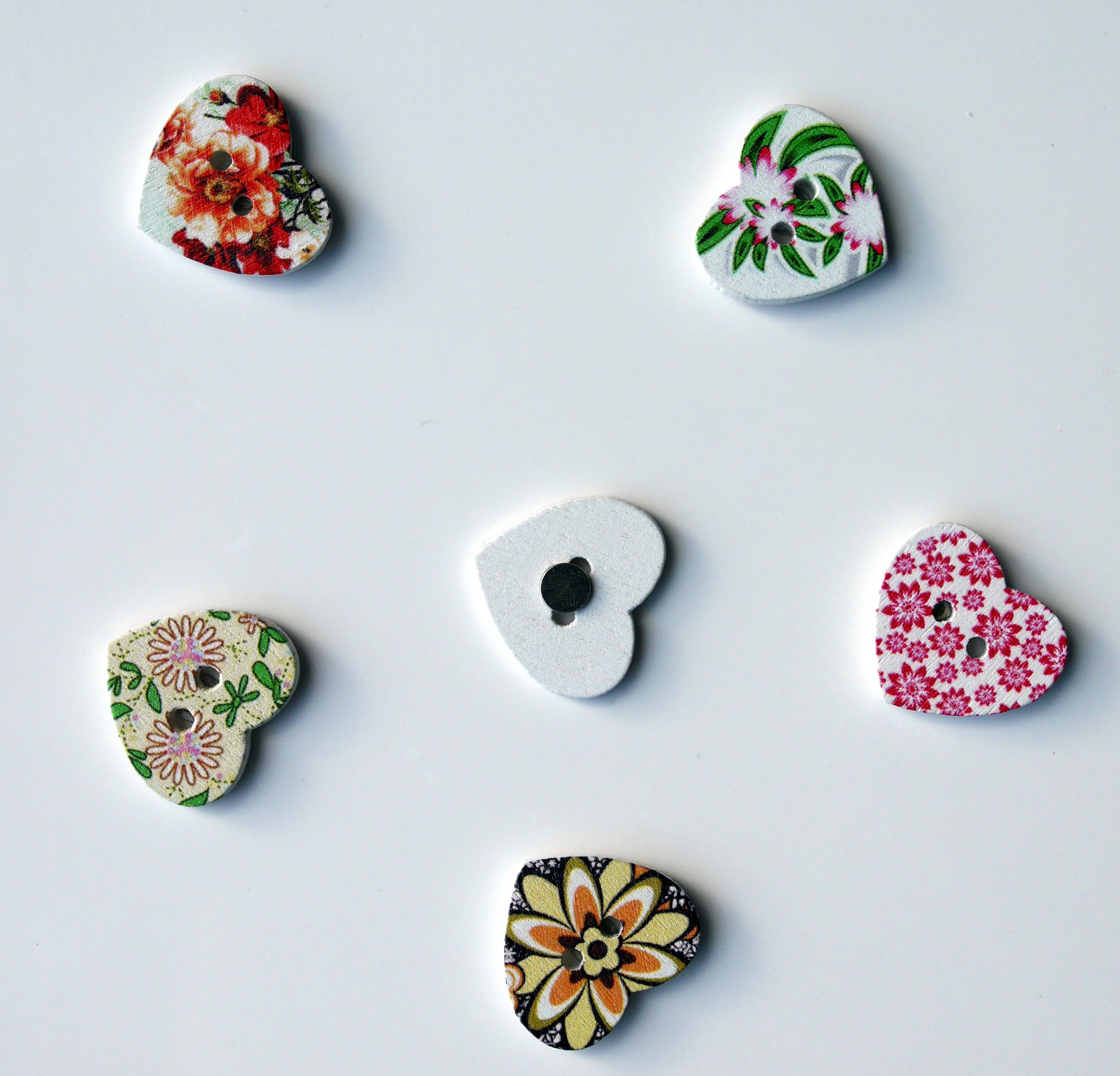 Heart Shaped Fridge Magnets, Love Heart Home Decorations, Heart ...