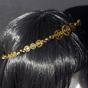 Silver Steampunk Cog and Gear Bridal Tiara, Steampunk Bride Headband ...