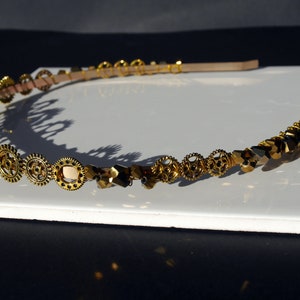 Silver Steampunk Cog and Gear Bridal Tiara Steampunk Bride | Etsy