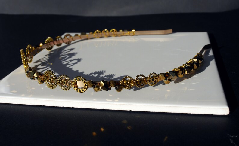 Silver Steampunk Cog and Gear Bridal Tiara Steampunk Bride | Etsy