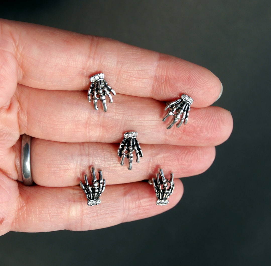 Mini Skeletal Hand Hair Grips, Hand Shaped Ballet Hair Pins, Hand Hair ...