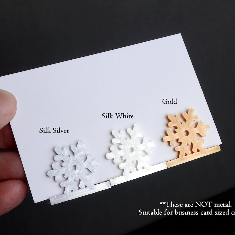 Snowflake Place Card - Etsy