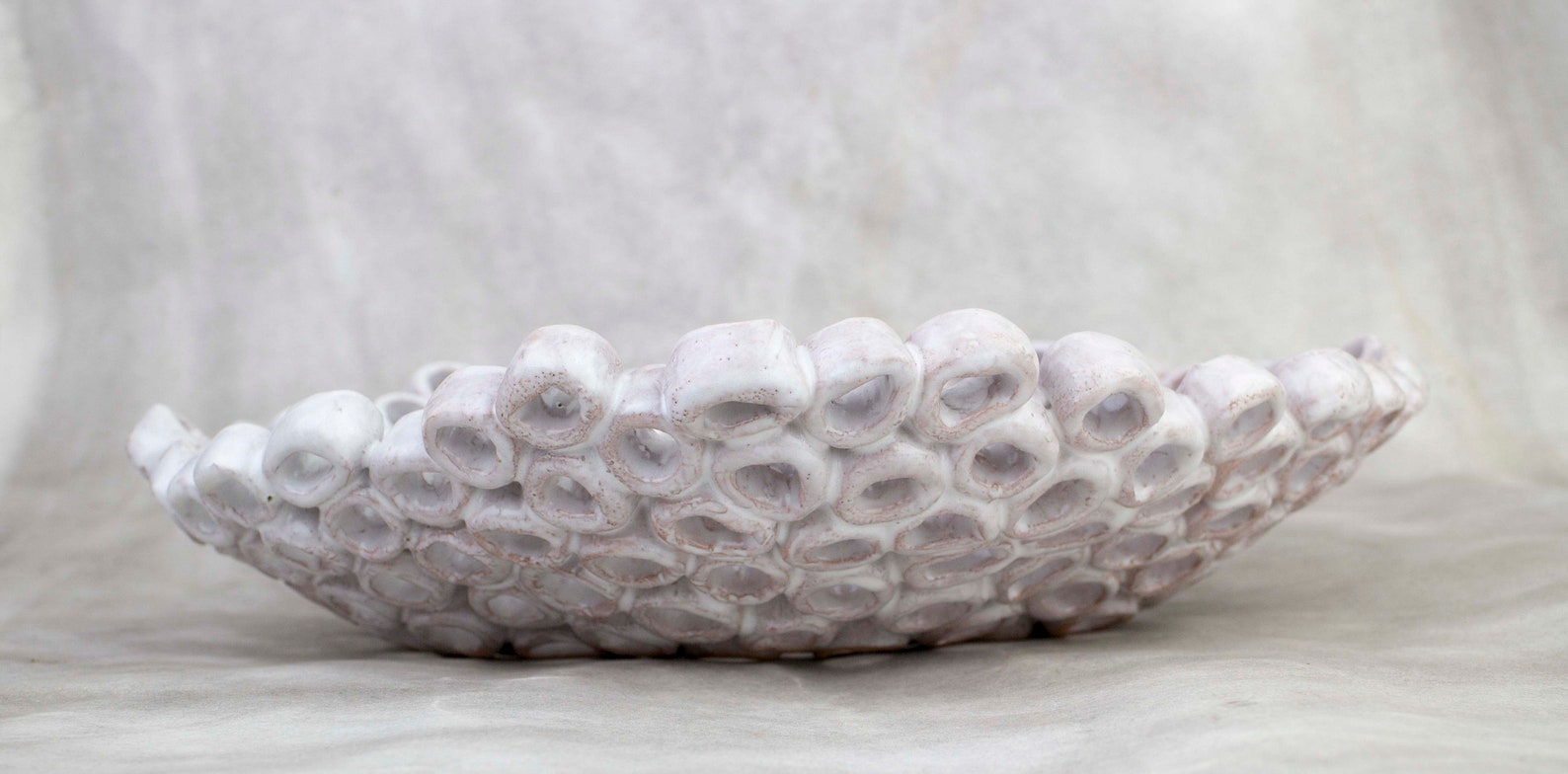 White ceramic fruit bowl Home Decor White Vase Bowl | Etsy