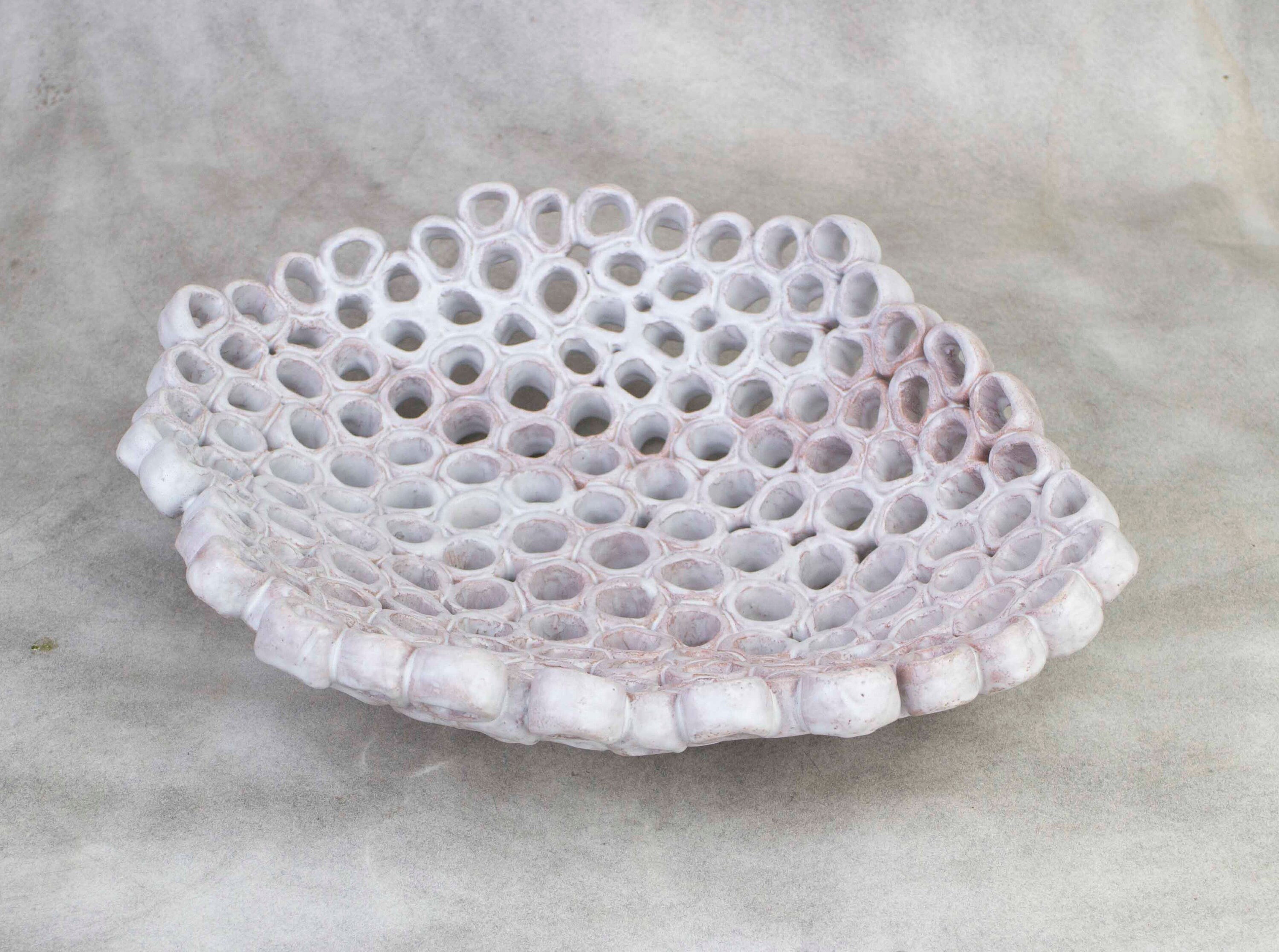 White ceramic fruit bowl Home Decor White Vase Bowl | Etsy