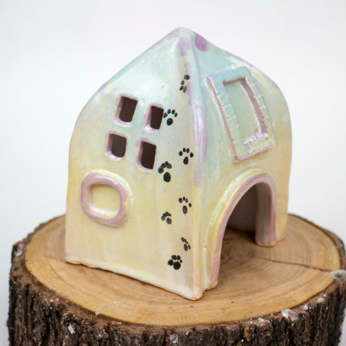 Hamster house Aquarium decor handmade ceramic decoration | Etsy