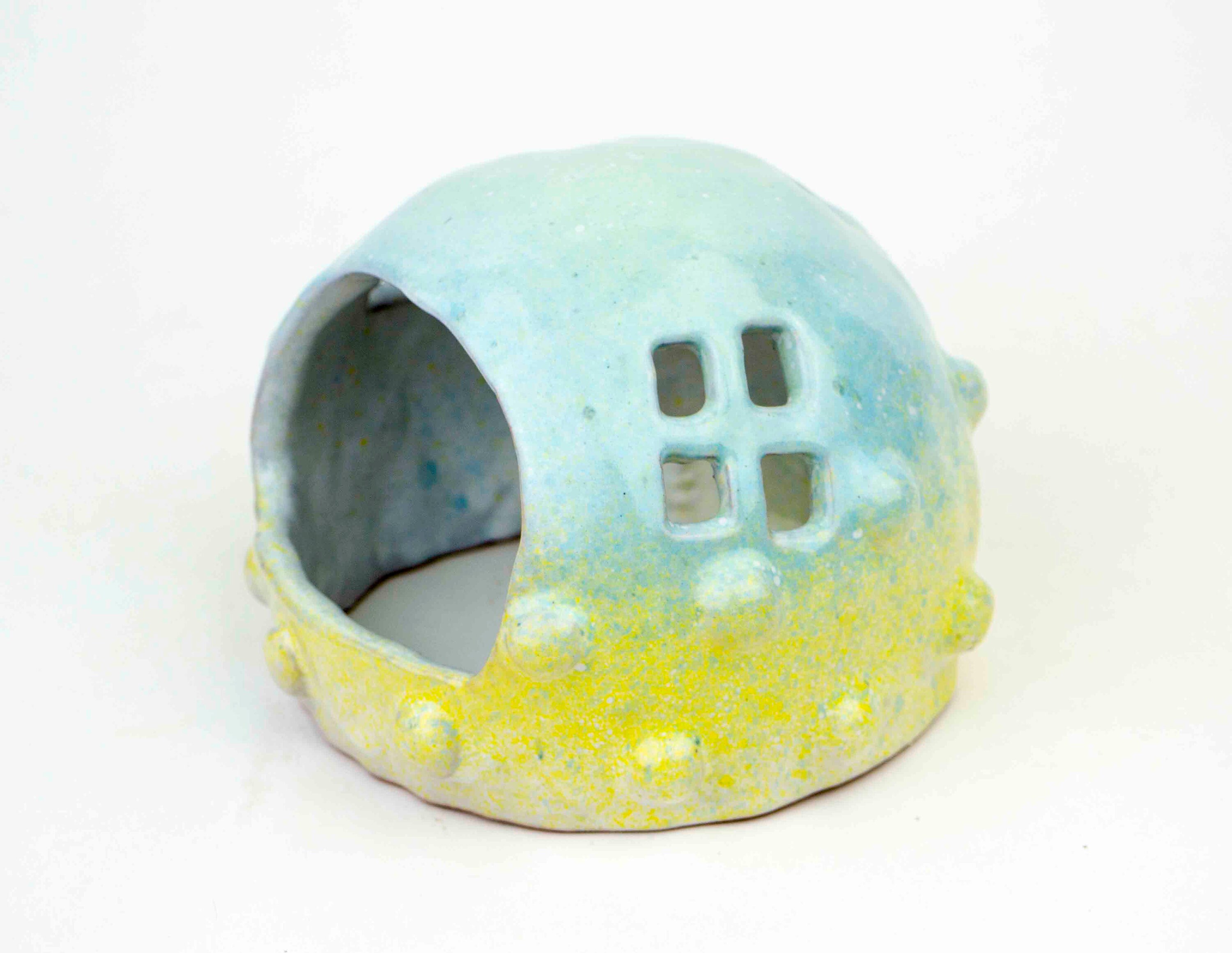 Aquarium Décor Pet Storage Critter House Ceramic Hide - Etsy