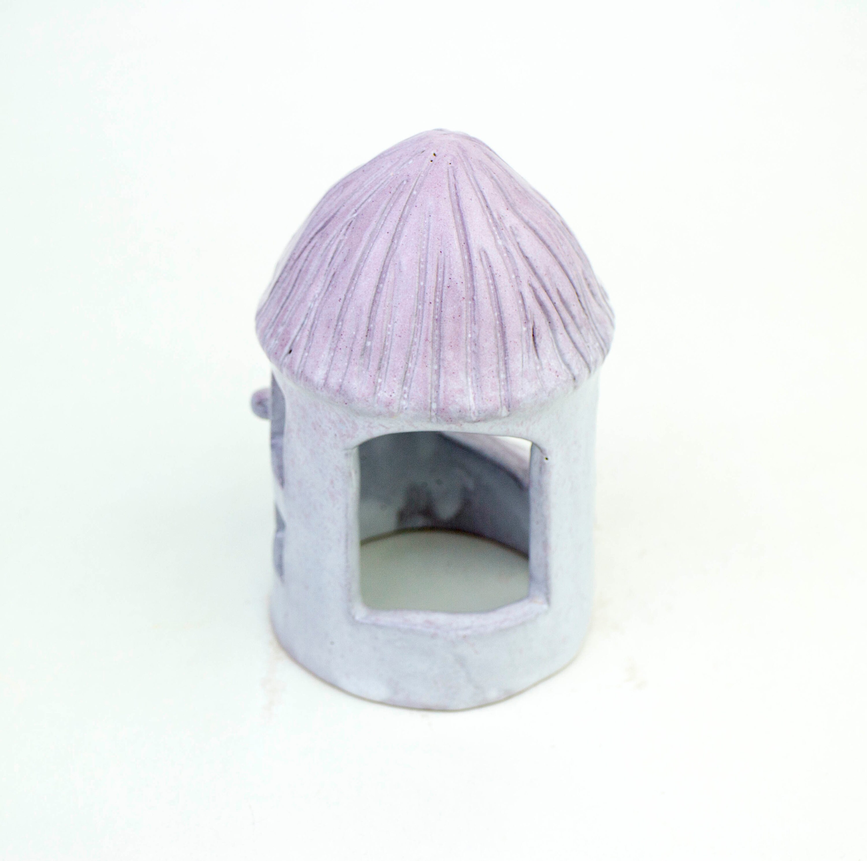 Aquarium decor handmade Small Fish Hide ceramic decor | Etsy