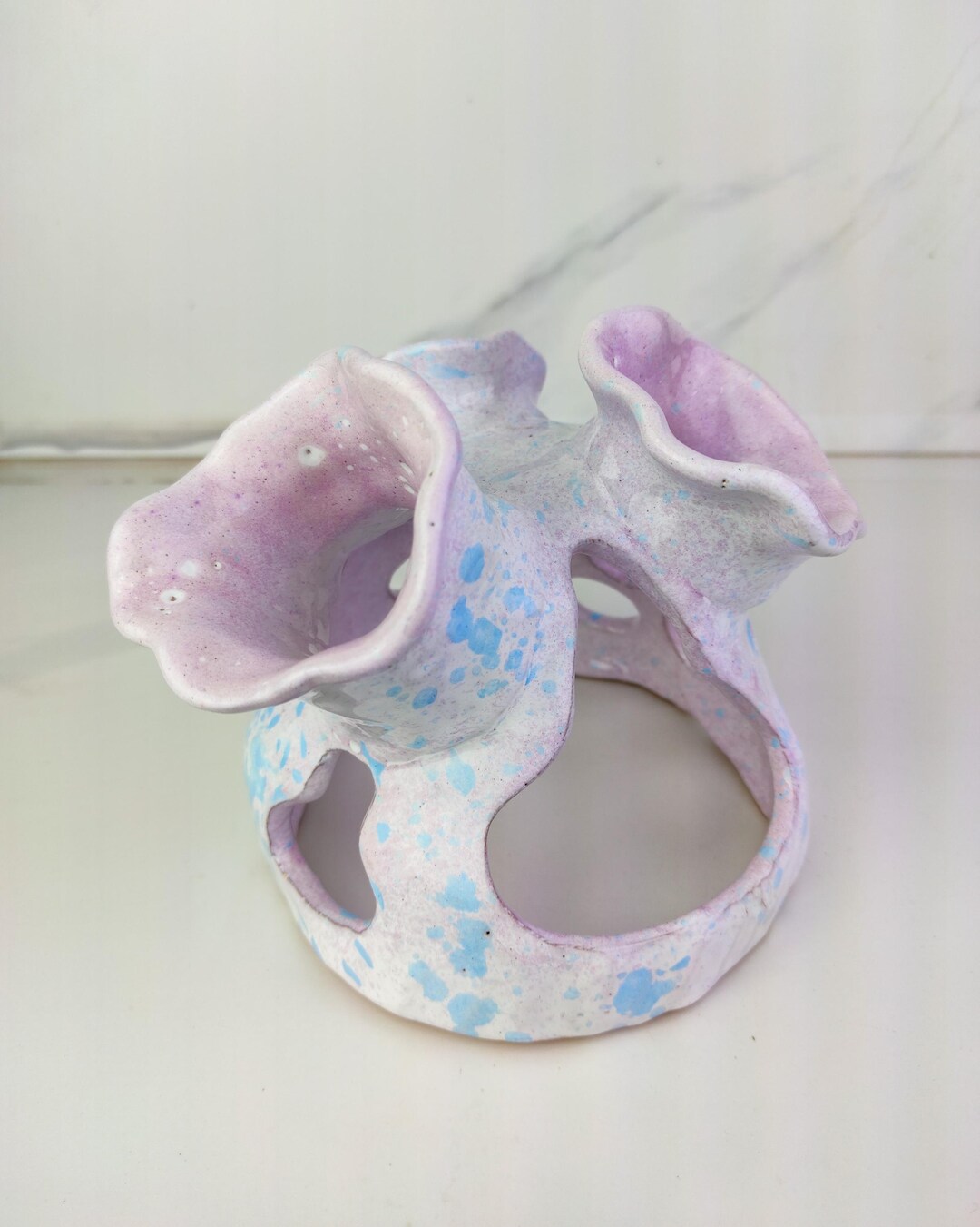 Ceramic Aquarium Cave, Betta Fish Hiding Place, Handmade Pottery Decor ...