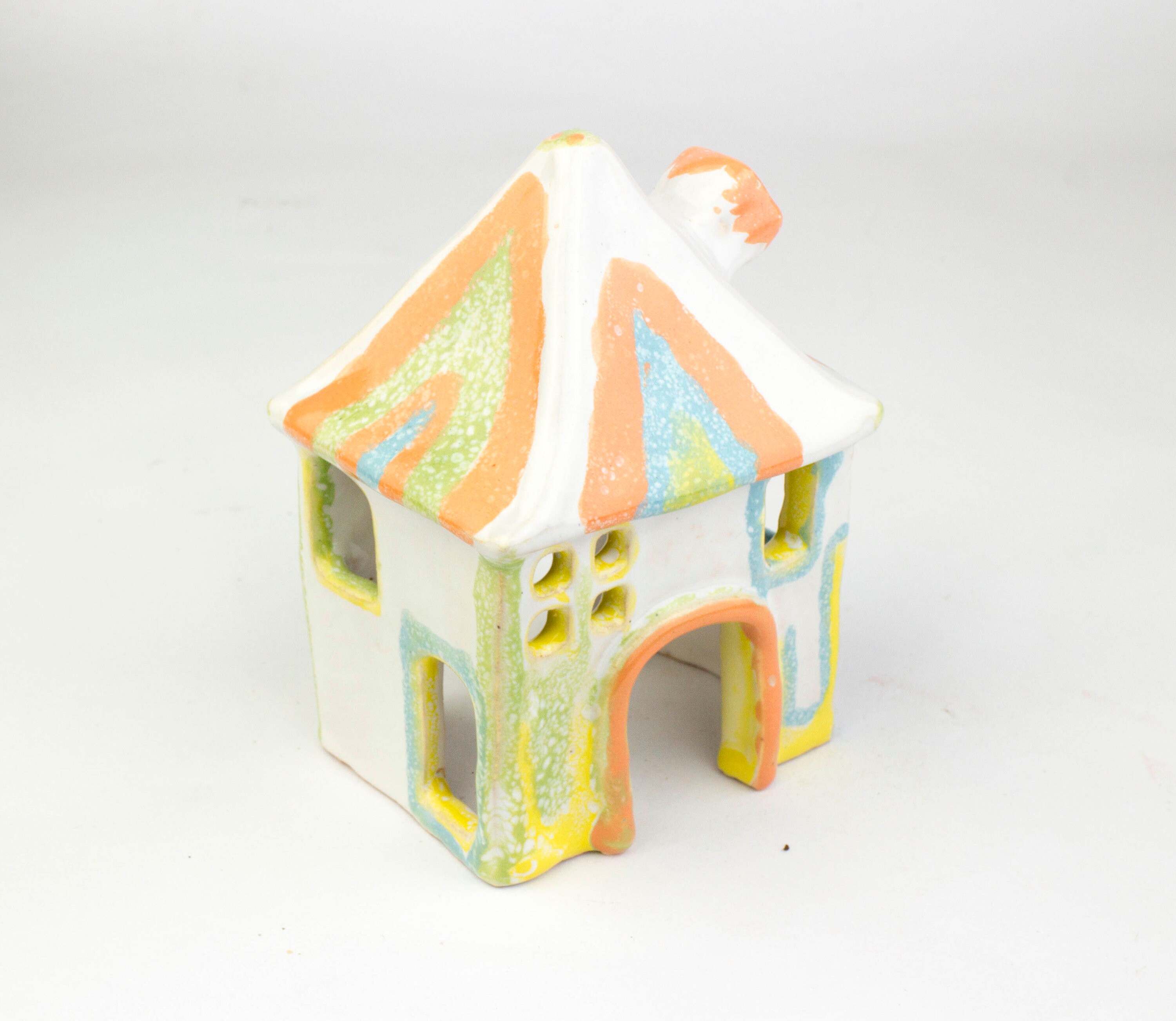 Aquarium Decoration Betta Fish Cave Ceramic House Fish Tank | Etsy