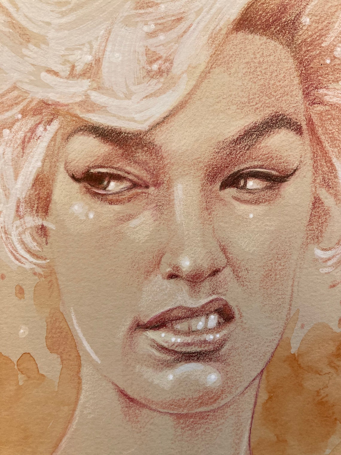 The Sneer Original Art 21 X 29cm - Etsy