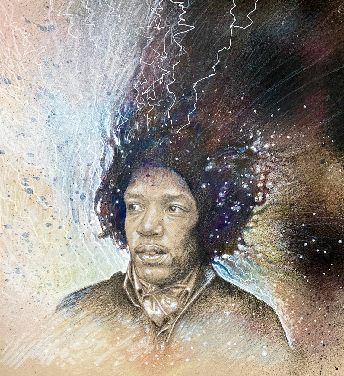 Jimi Original Art 24 X 21cm - Etsy