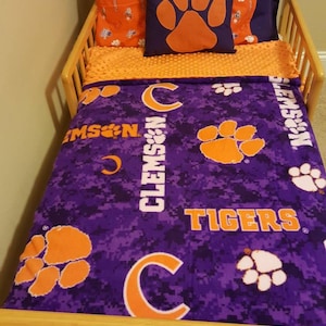 Clemson Toddler Bedding Set - Etsy