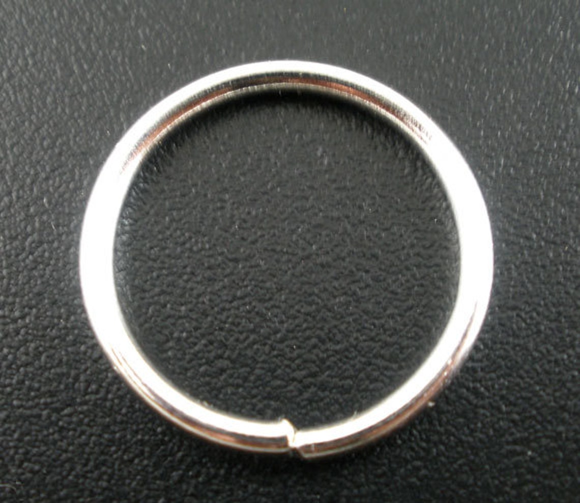 50 Jump Rings Open Extra Large Findings 18mm Silver - Etsy