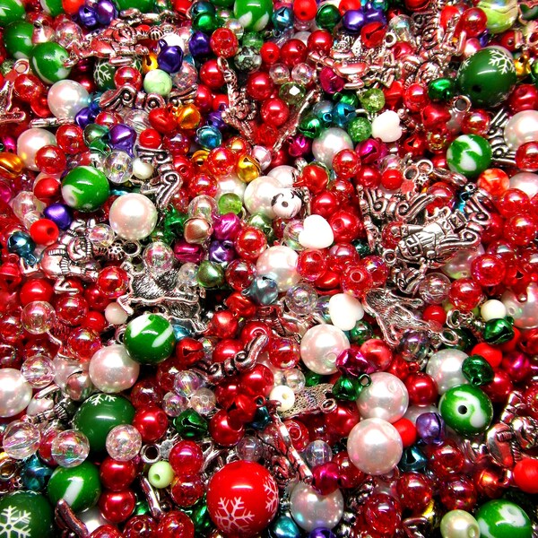 Christmas Beads - Etsy