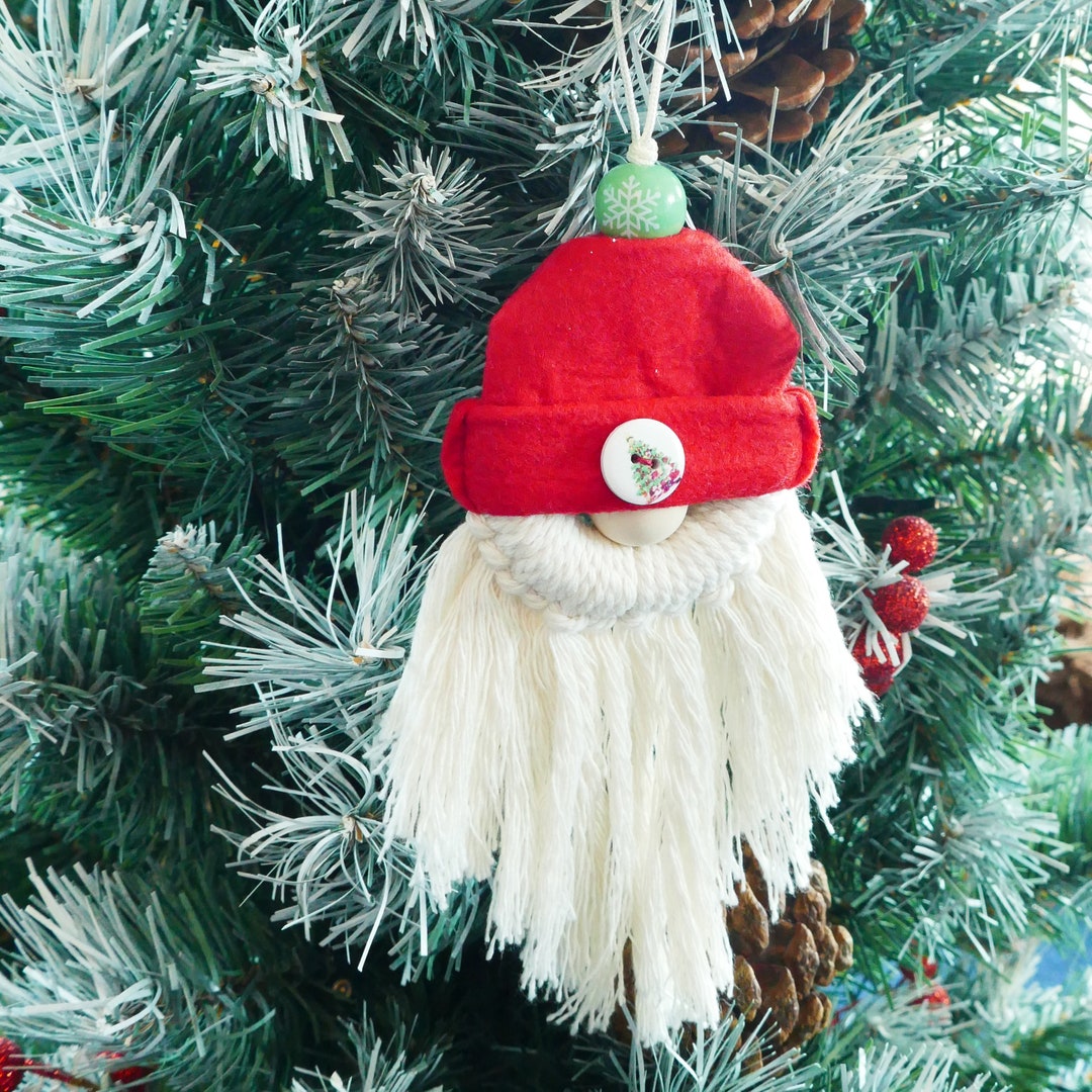 Christmas Gonk Decoration Making Kit Red Illustrated - Etsy