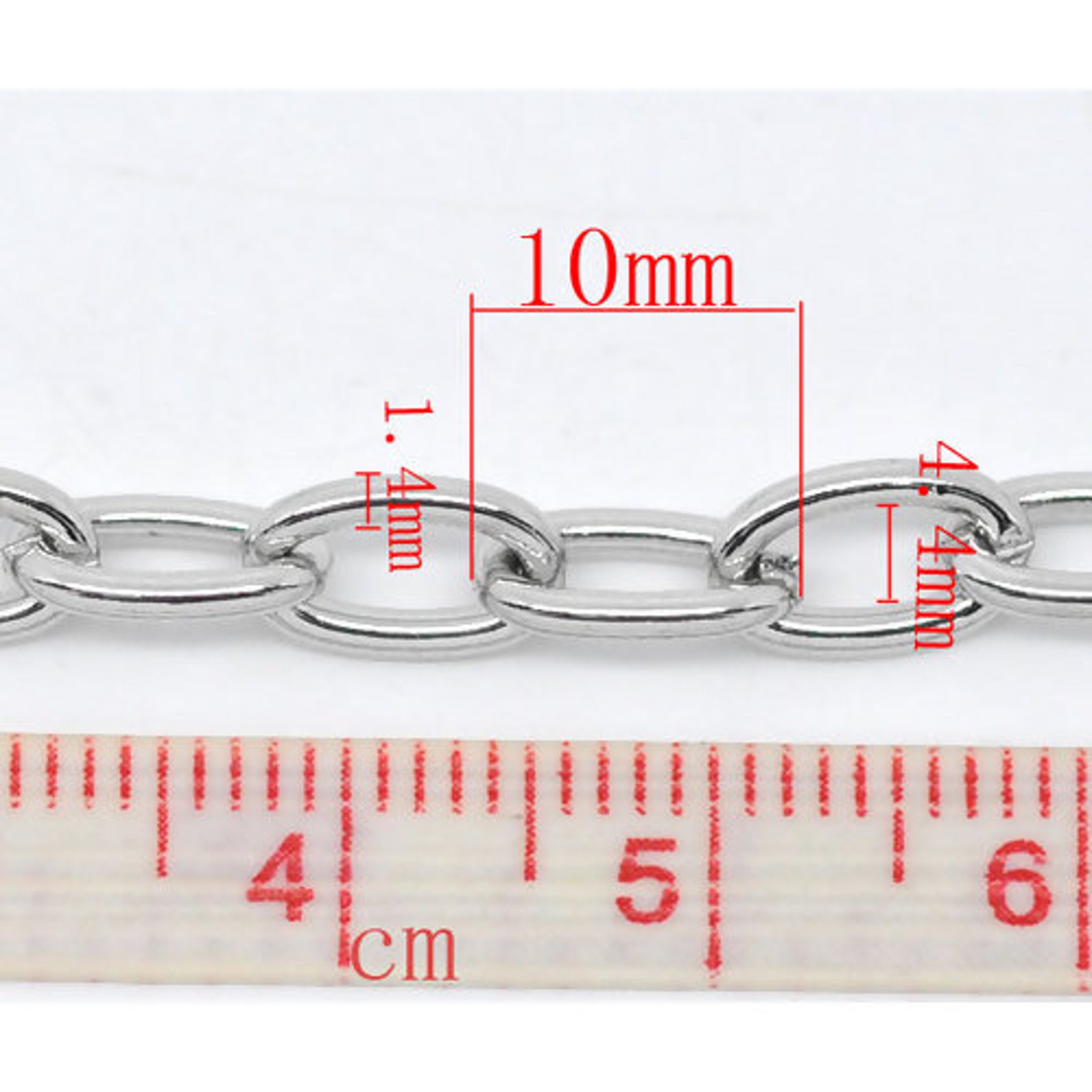 2 Metres Link Cable Chain Link Size 10mm X 6mm Antique - Etsy UK