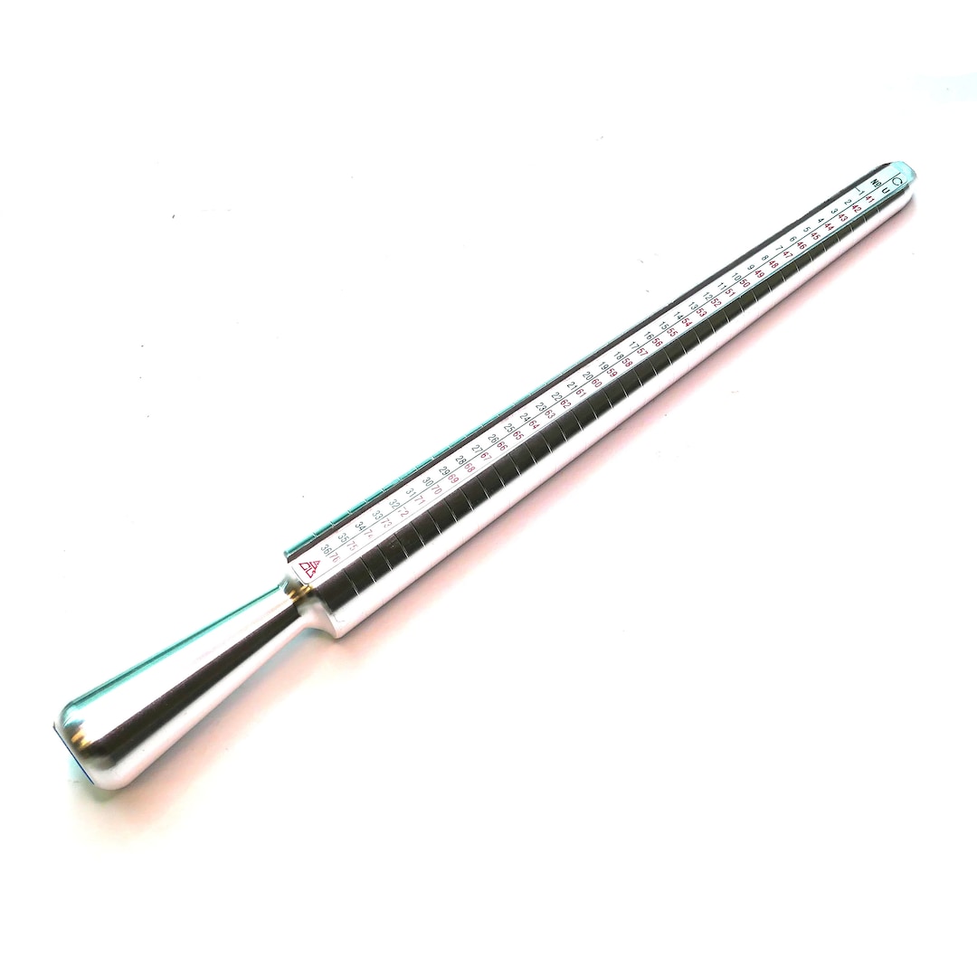 Ring Size Mandrel Stick 250mm X 12mm24mm Jewellery Making Tools P01569 ...