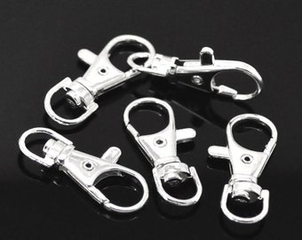 50pcs Gold Swivel Key Ring Connectors Perfect for Key Chain ...