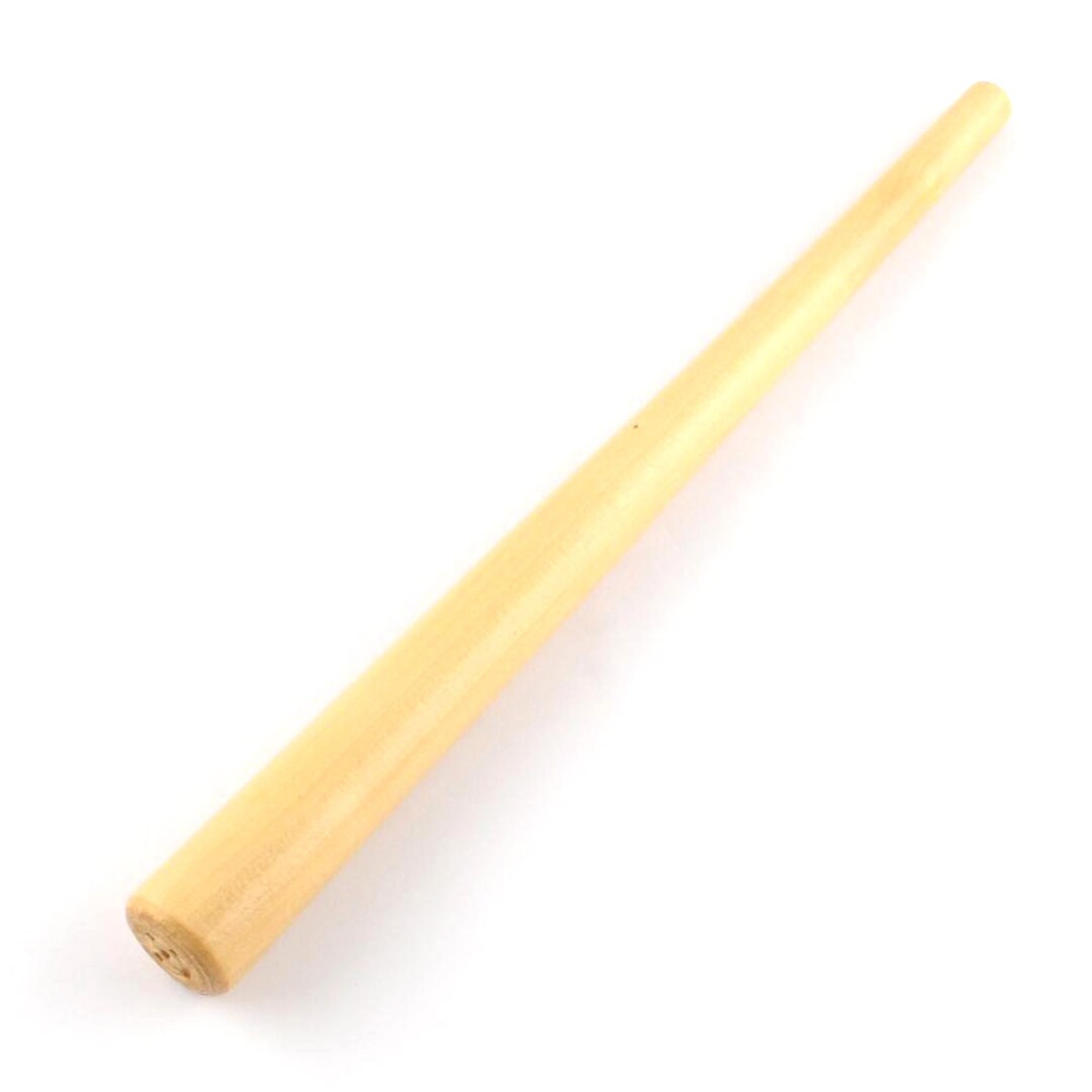 Wooden Mandrel Stick - 28cm X 1.2cm~2.5cm - Jewellery Making Tools Ring ...