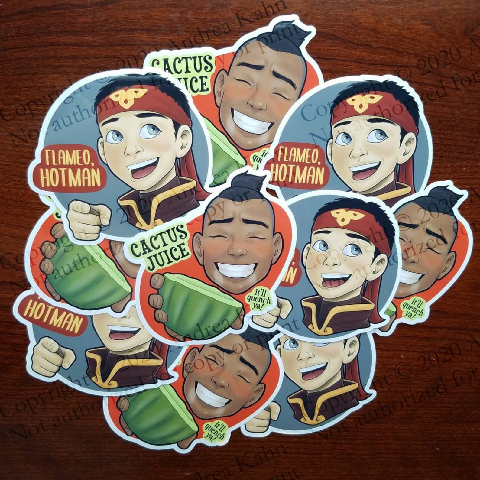 FLAMEO HOTMAN Avatar The Last Airbender STICKER Aang Kuzon | Etsy