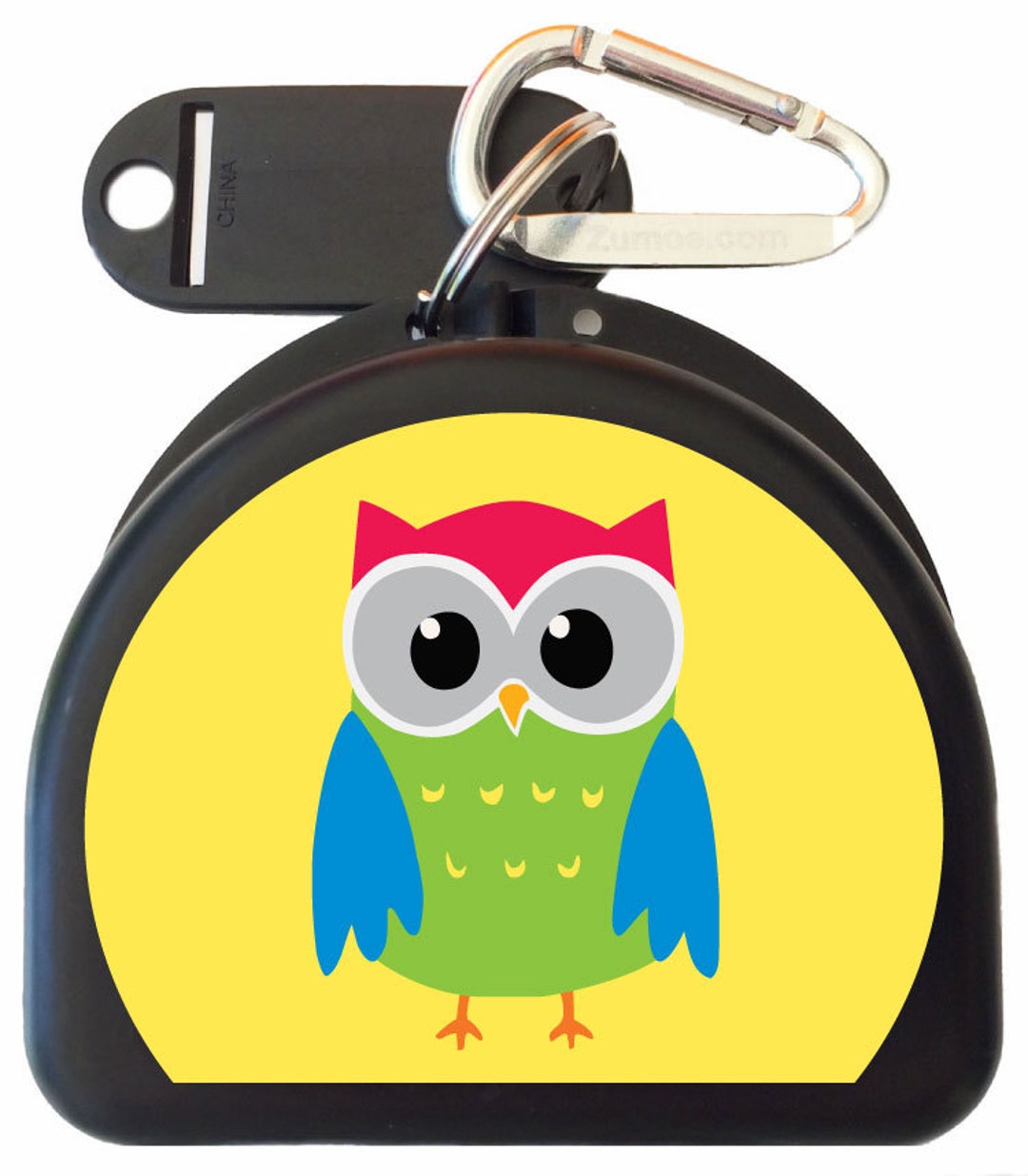 Mouth Guard or Pacifier Case, Called Cutie Hootie - Etsy