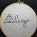 Always HP Inspired Embroidery - Etsy