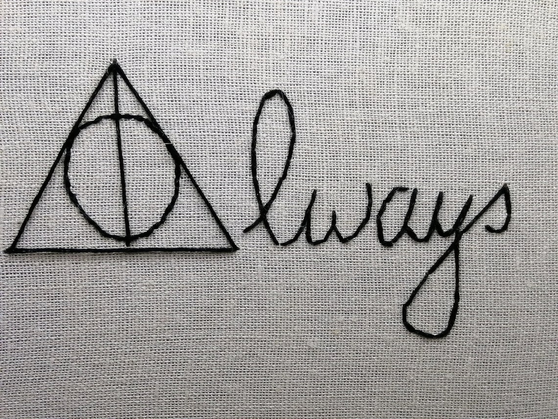 Always HP Inspired Embroidery - Etsy